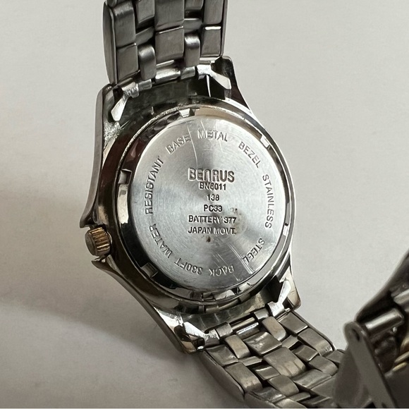 Benrus | Accessories | Benrus Mens Watch Day Date Two Tone Bn61 138 ...